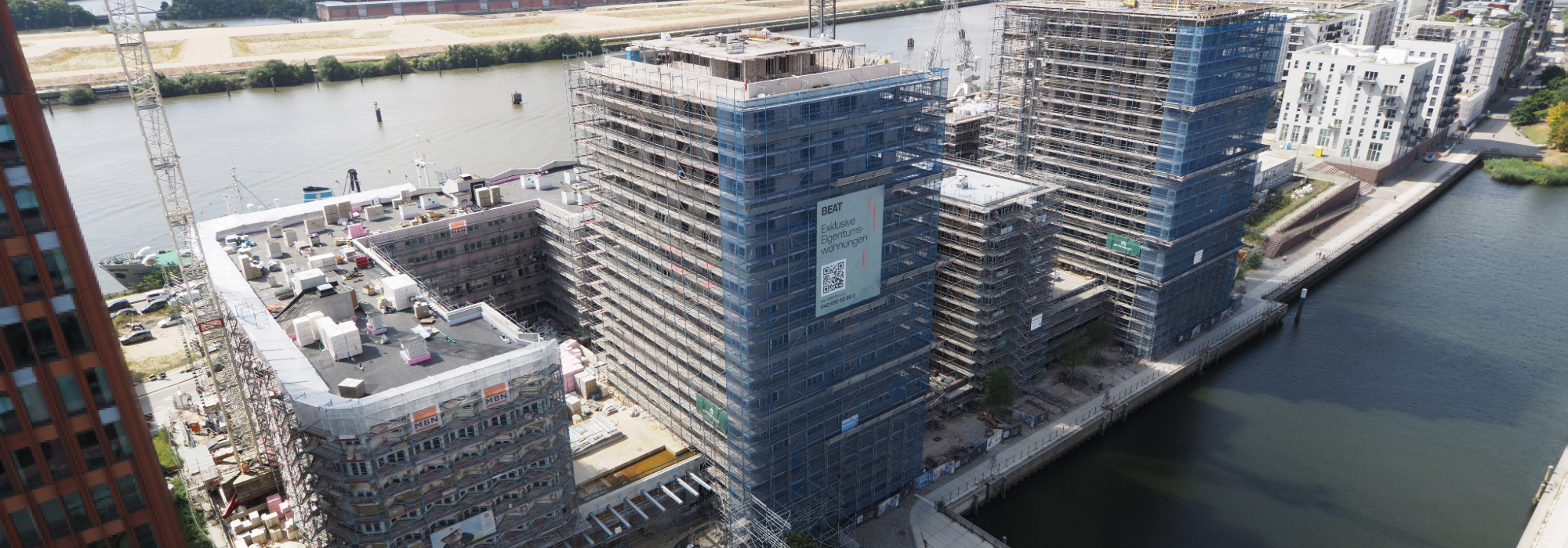 ECE feiert Richtfest für Quartier TIDE in der HafenCity: ECE